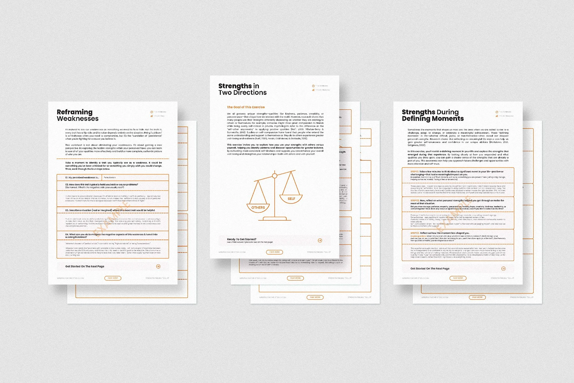 Coaching Tools, Worksheets and Handouts (PDF & CANVA) — Mindful ...