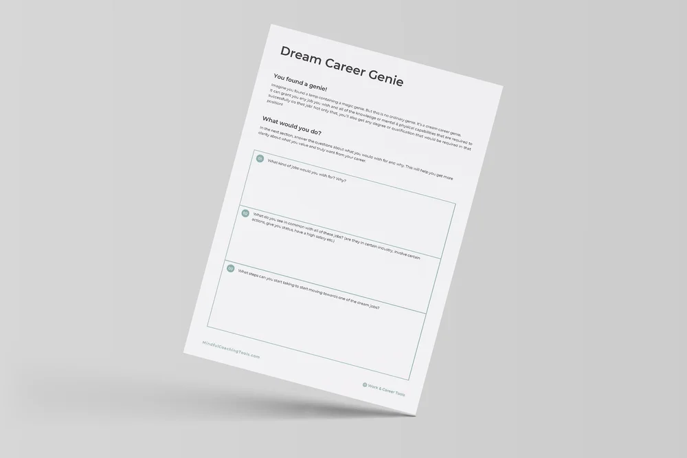 10 Free Career Coach Worksheets & Tools for Clarity — Mindful Coaching ...
