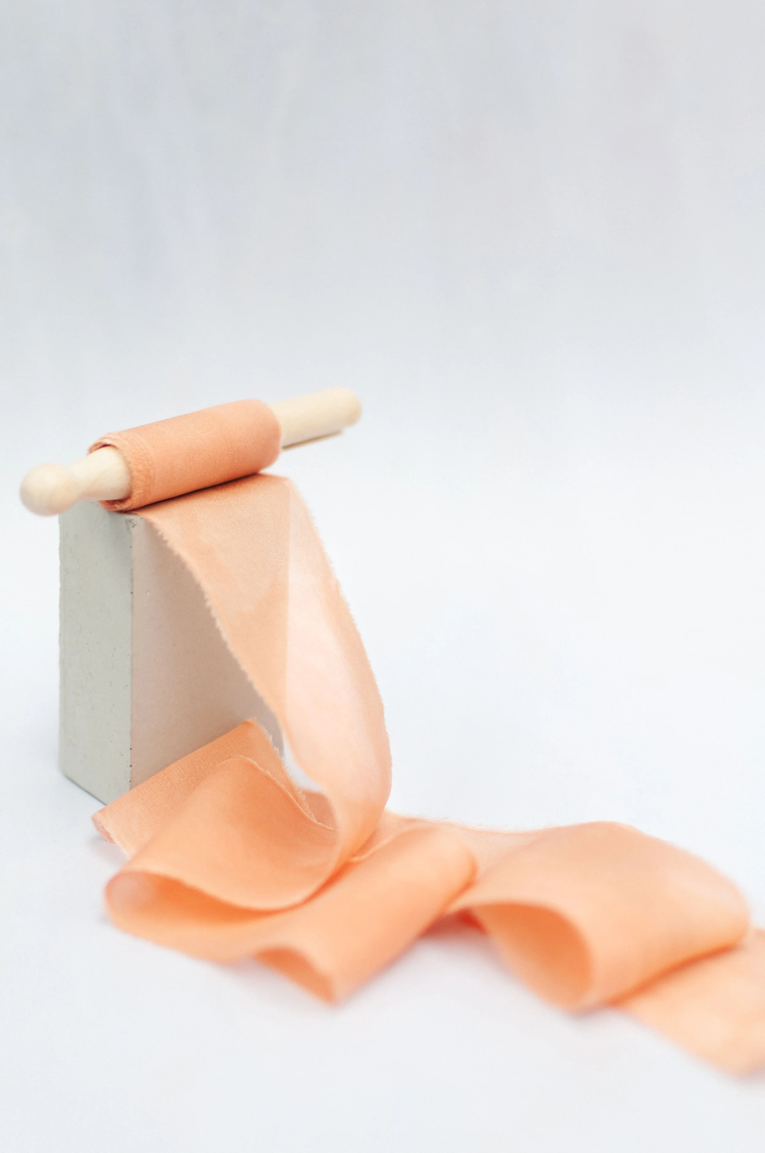 Naturally hand-dyed silk ribbons — studioEVIG