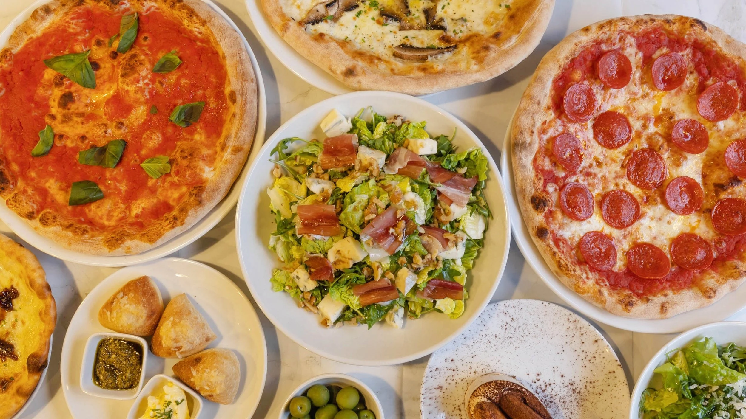 MENU — PIZZA PARADISO