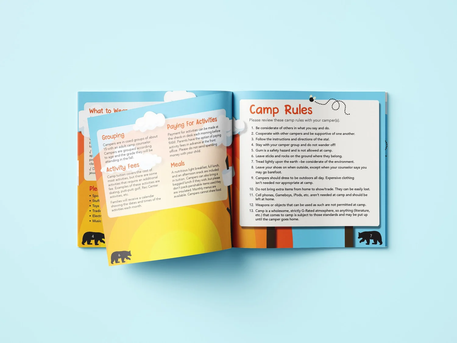 Youth Camp Brochure — Jessie Bischer