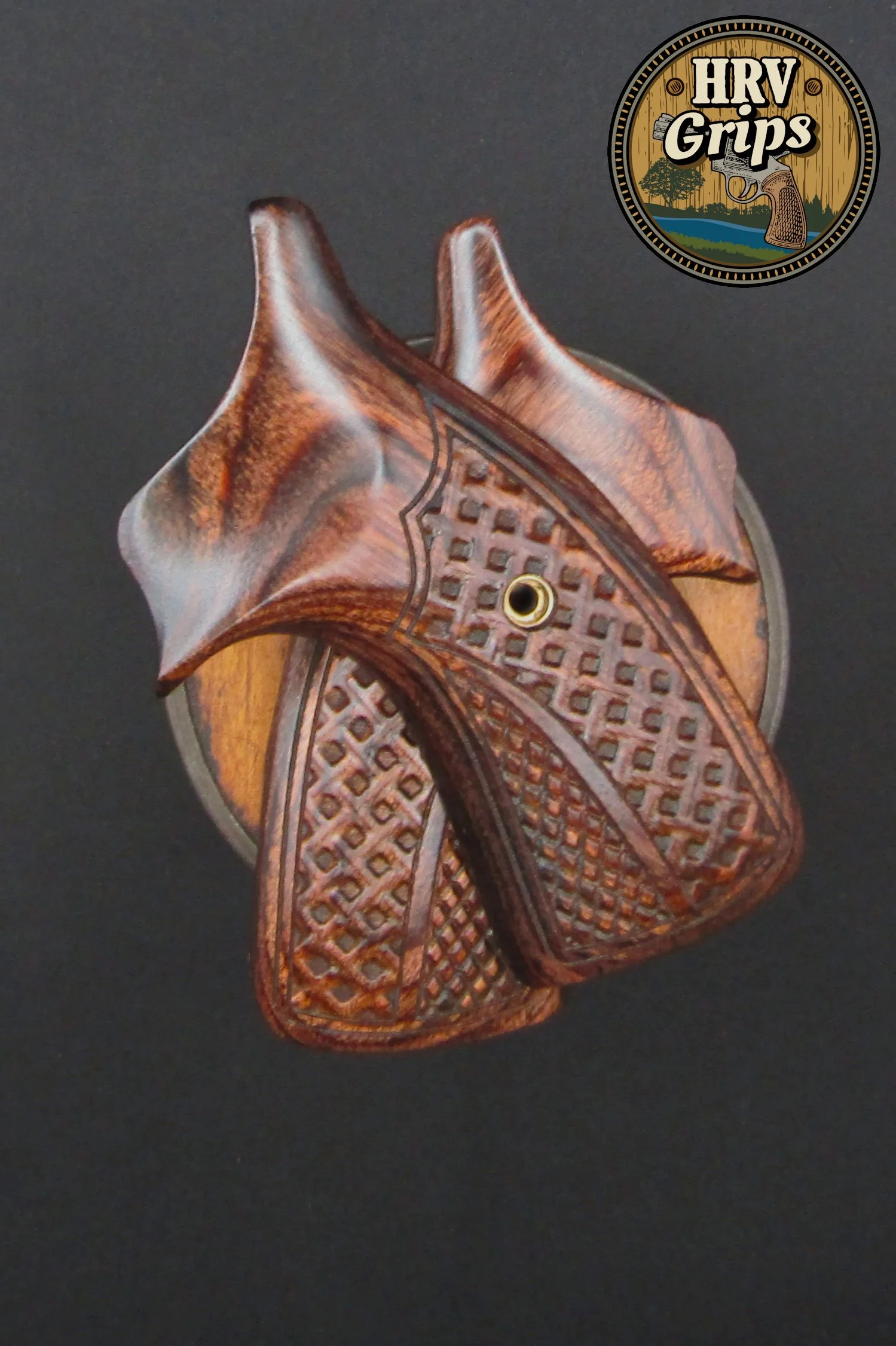 Fits Kimber K6s DASA Extended Target Grips Basketweave/FlatTop Diamonds ...