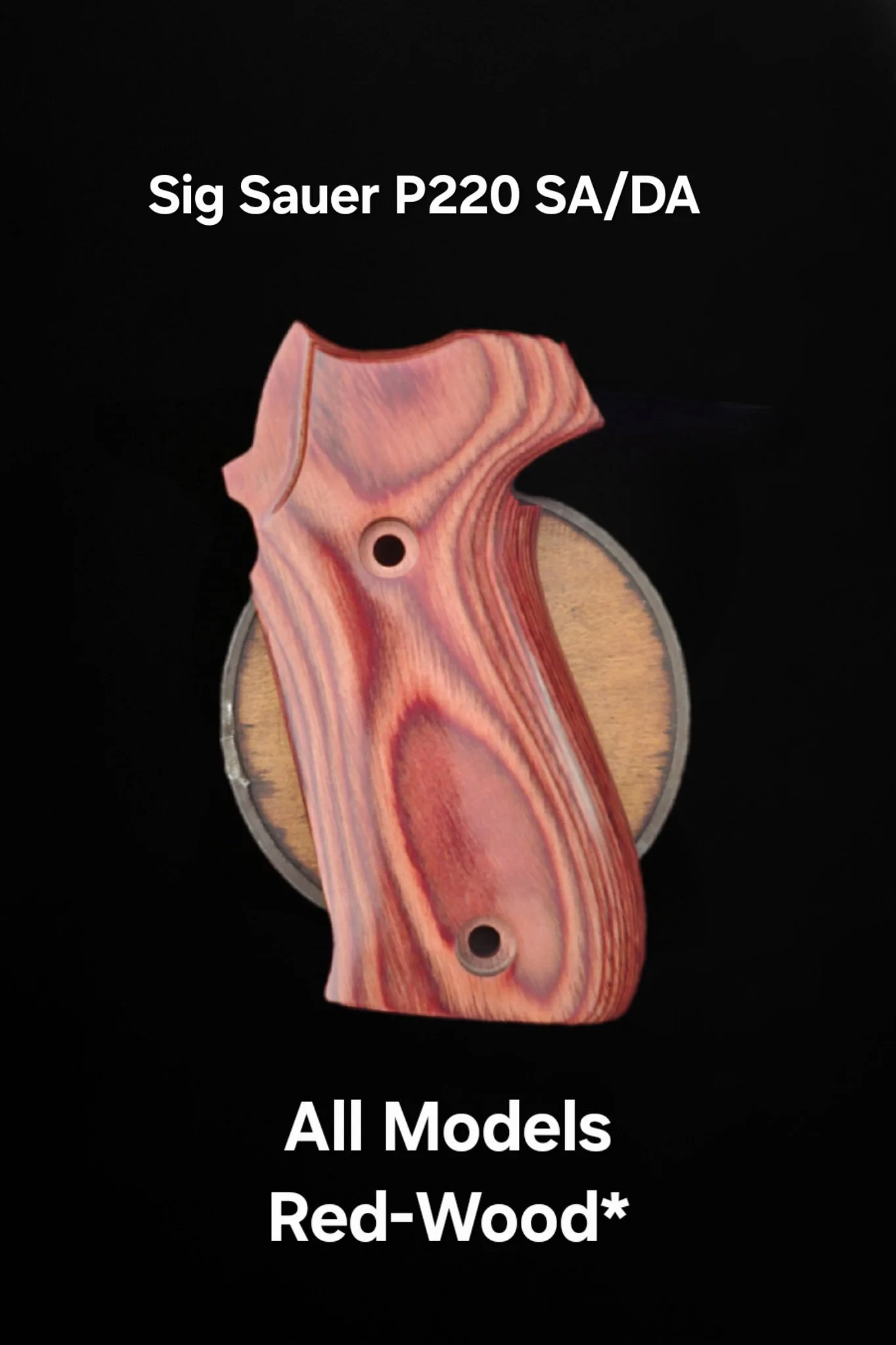 Fits Sig Sauer P220 Custom HRV Grips® Custom FlatTop™ Checker/Stipple ...