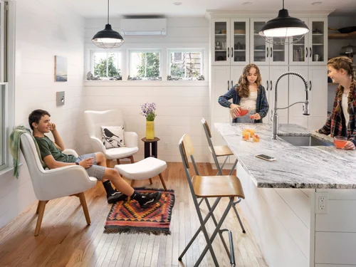 Juniper Design + Build — Kicked-back Kitchen: Cozy, beautiful kitchen ...