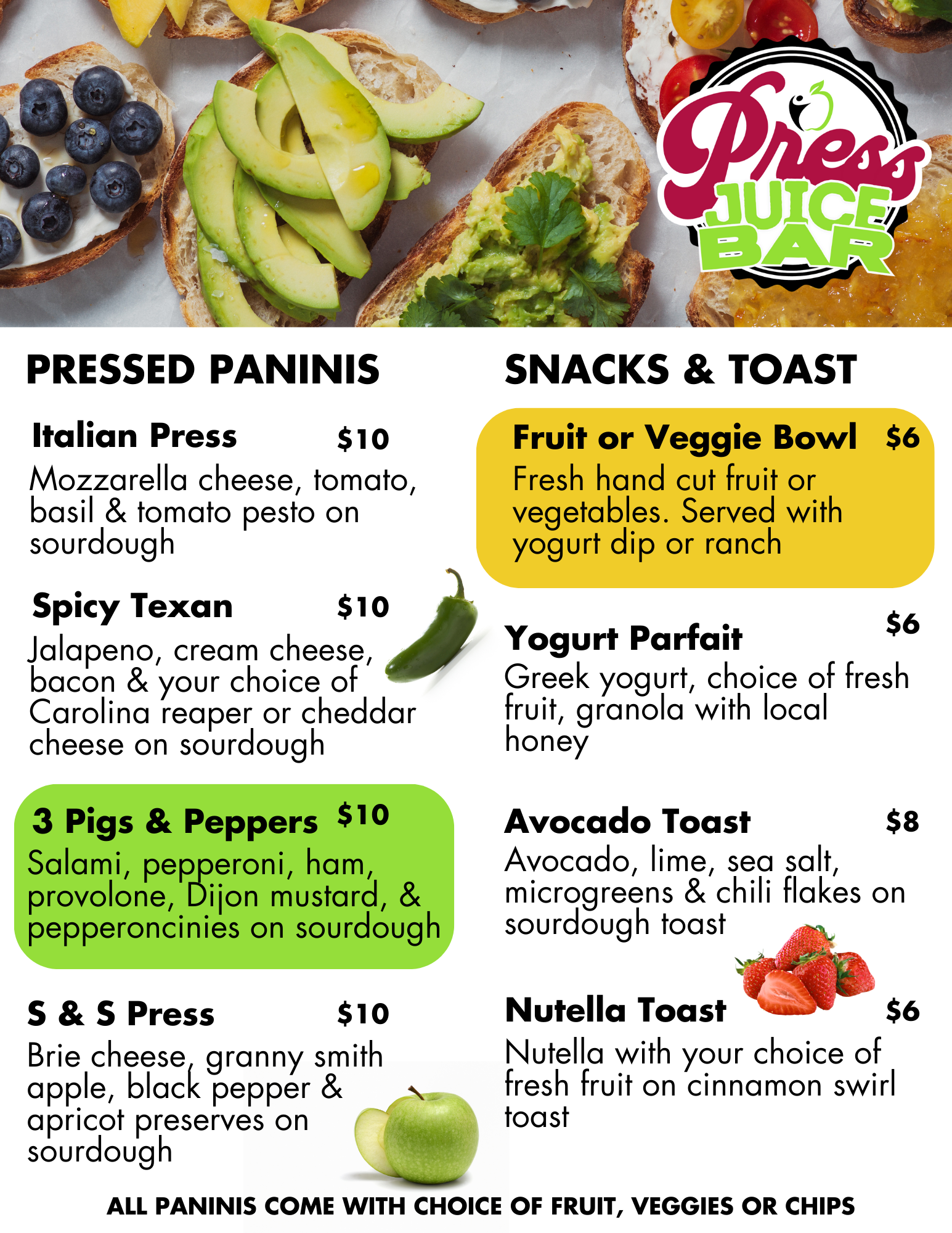 Press Menu — Texas Cryoworks Total Wellness