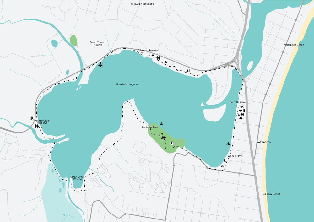 A beautiful circuit trail around Narrabeen Lagoon, Sydney ...