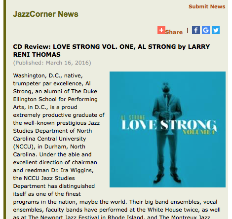 PRESS — Al Strong Music