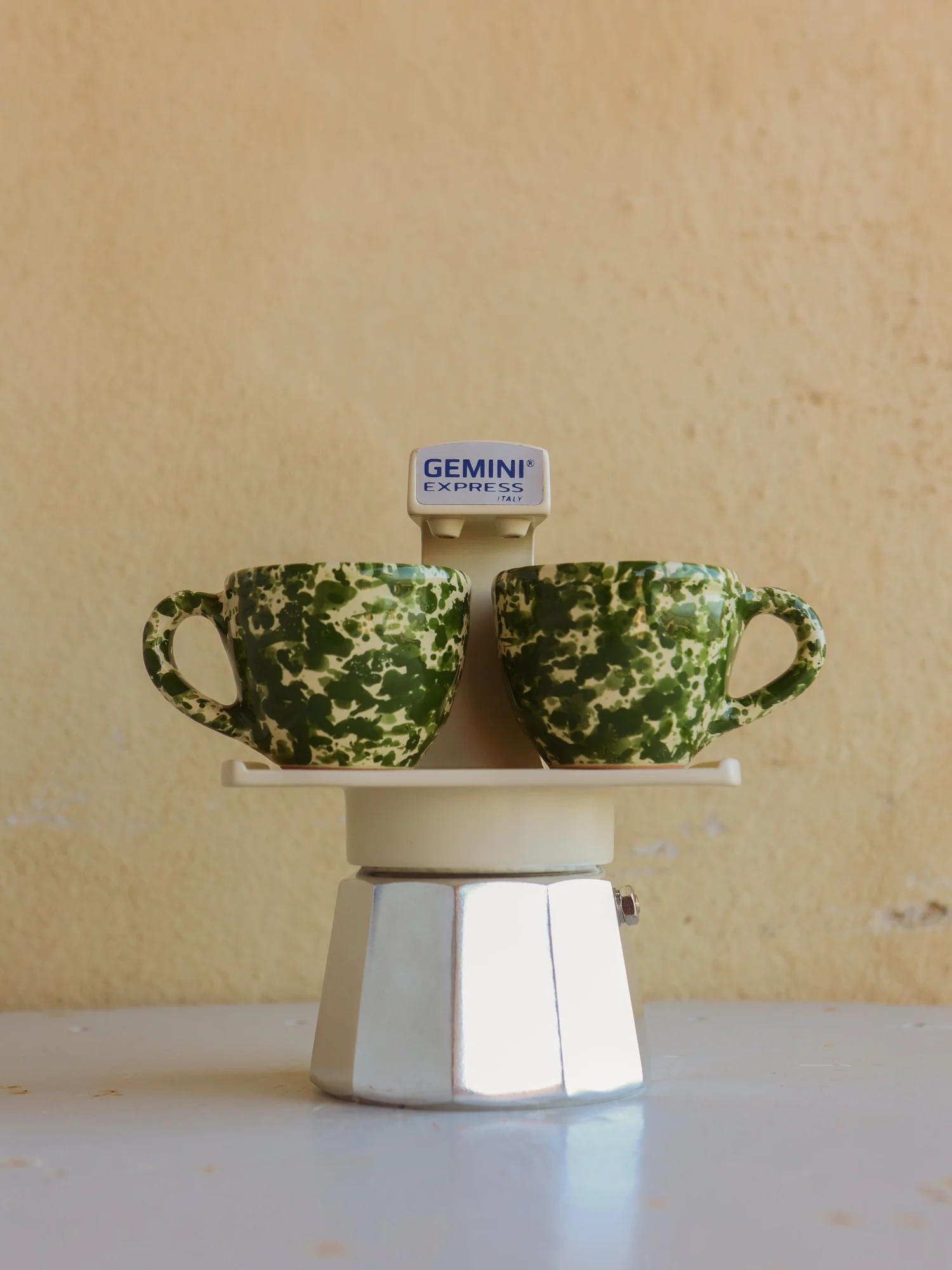 Gemini Express Moka Pot in Green — my moka home