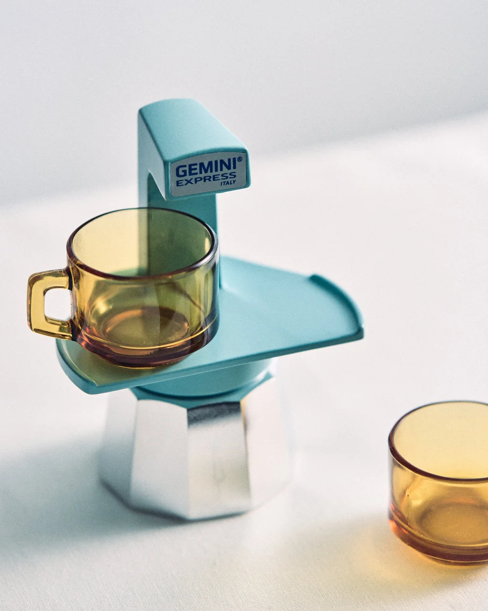 Gemini Express Moka Pot in Green — my moka home