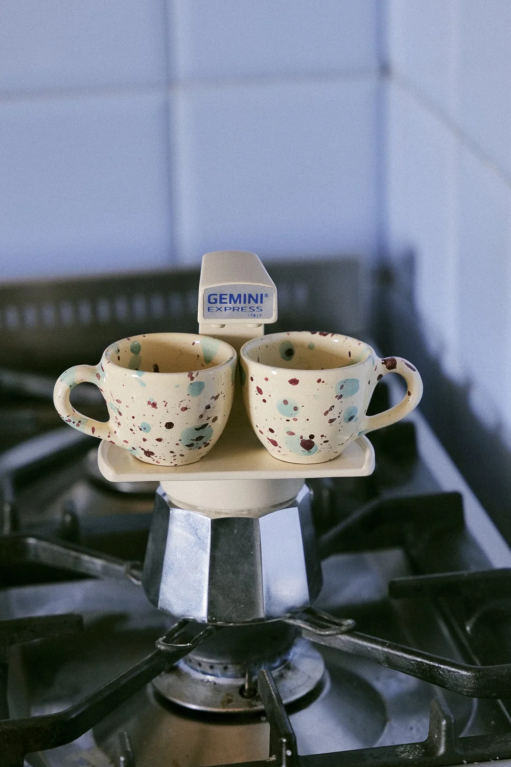 Gemini Express Moka Pot in Green — my moka home