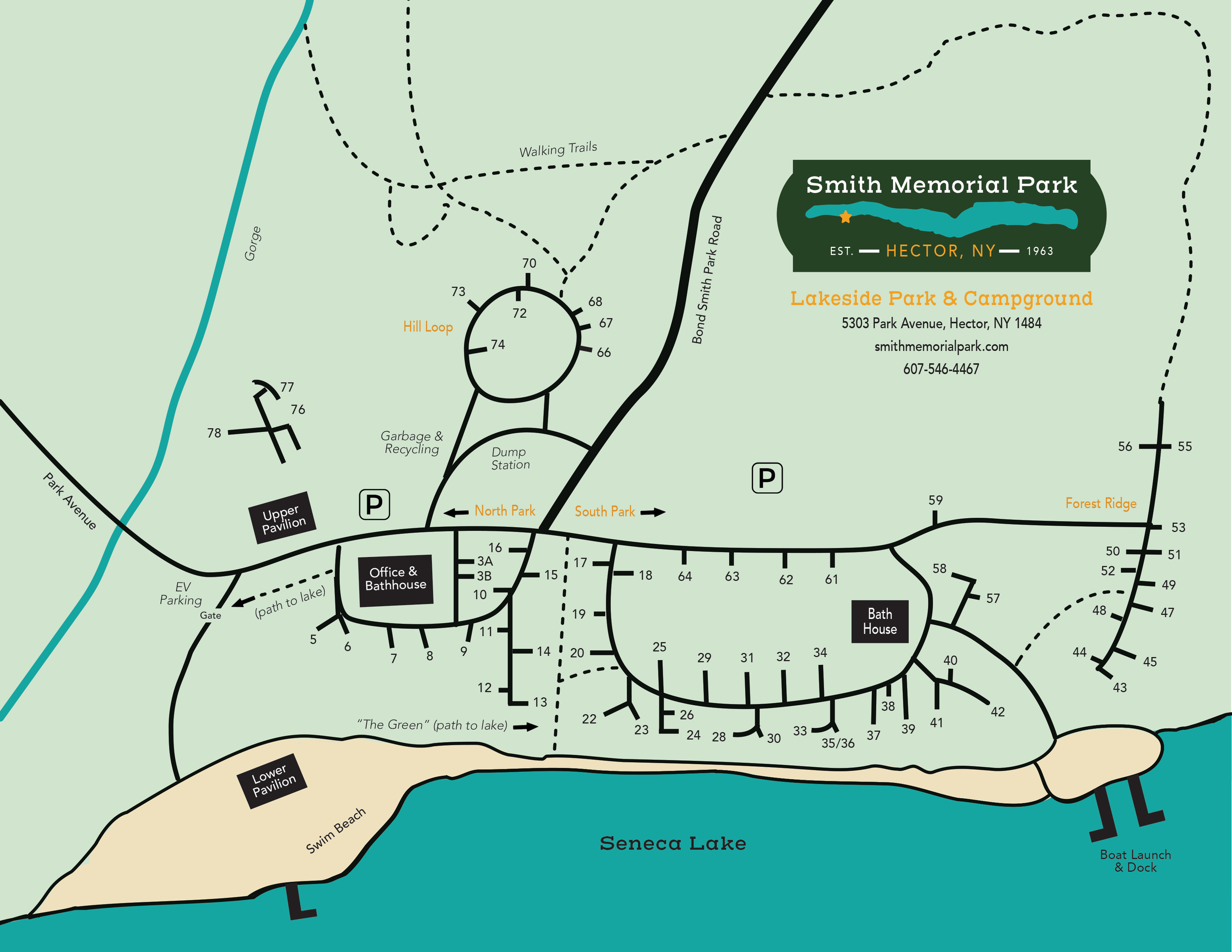 Park Map — Smith Memorial Park
