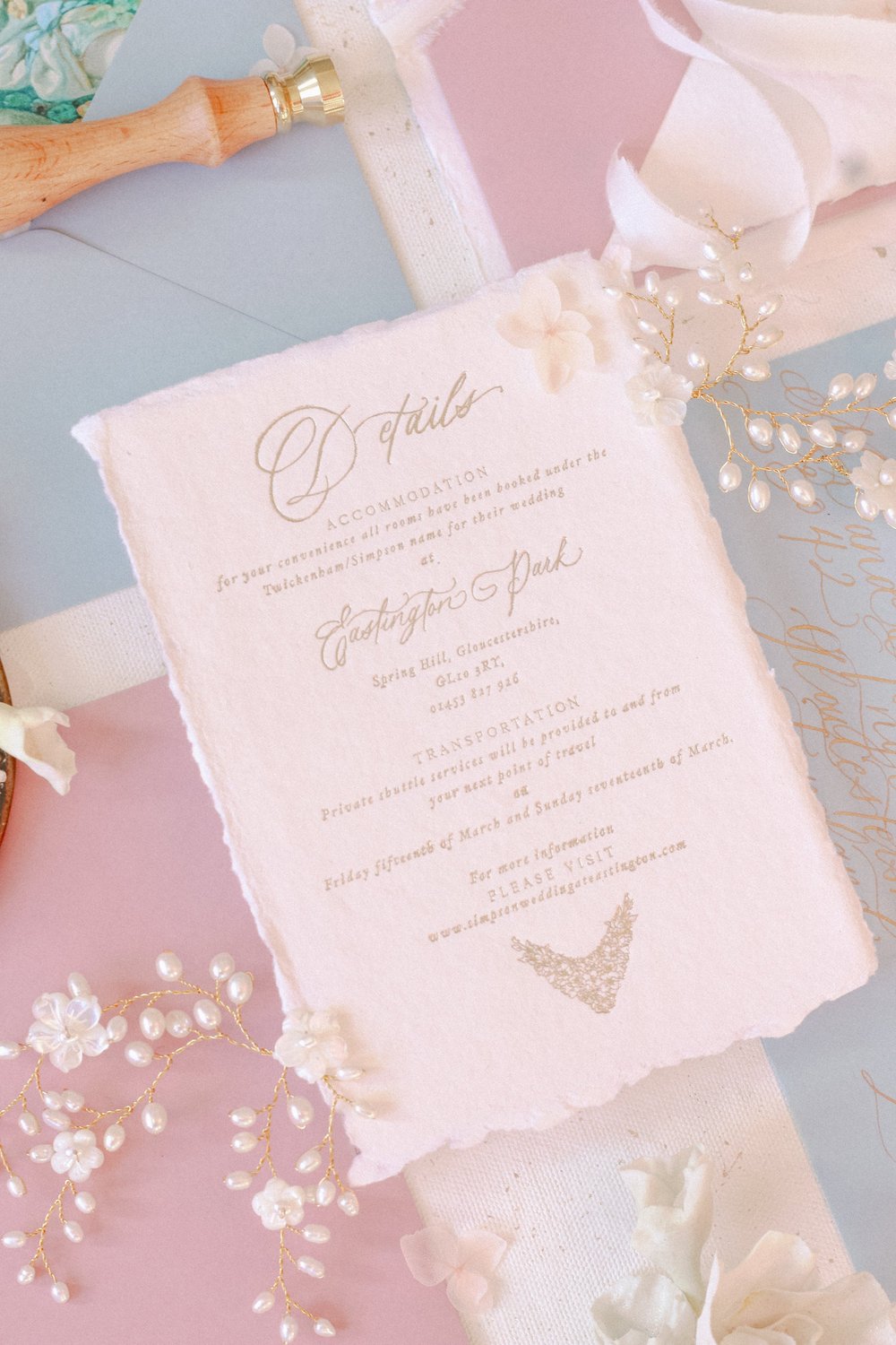 Bridgerton wedding invitations | Beachweddingtips.com