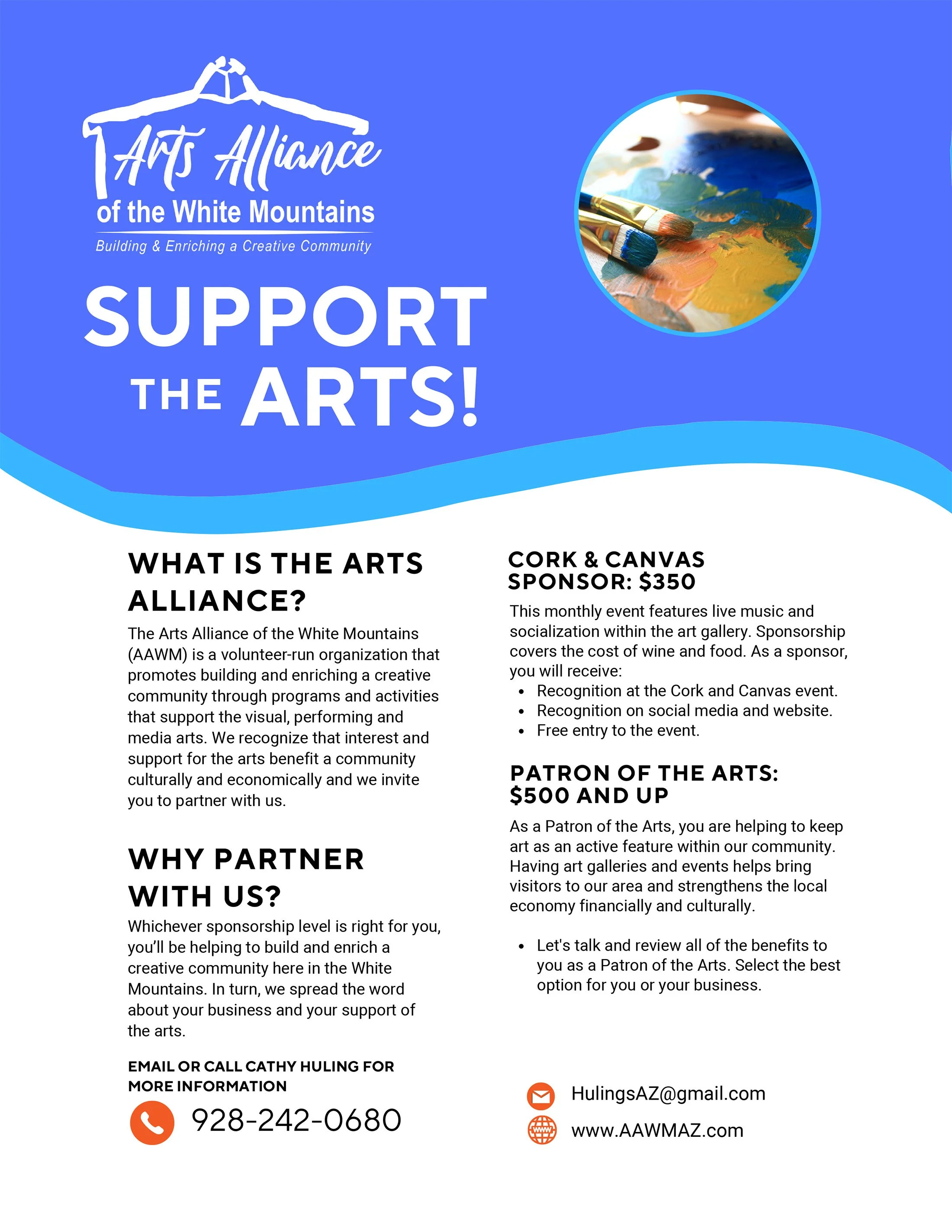 Support the Arts — Arts Alliance White Mountains