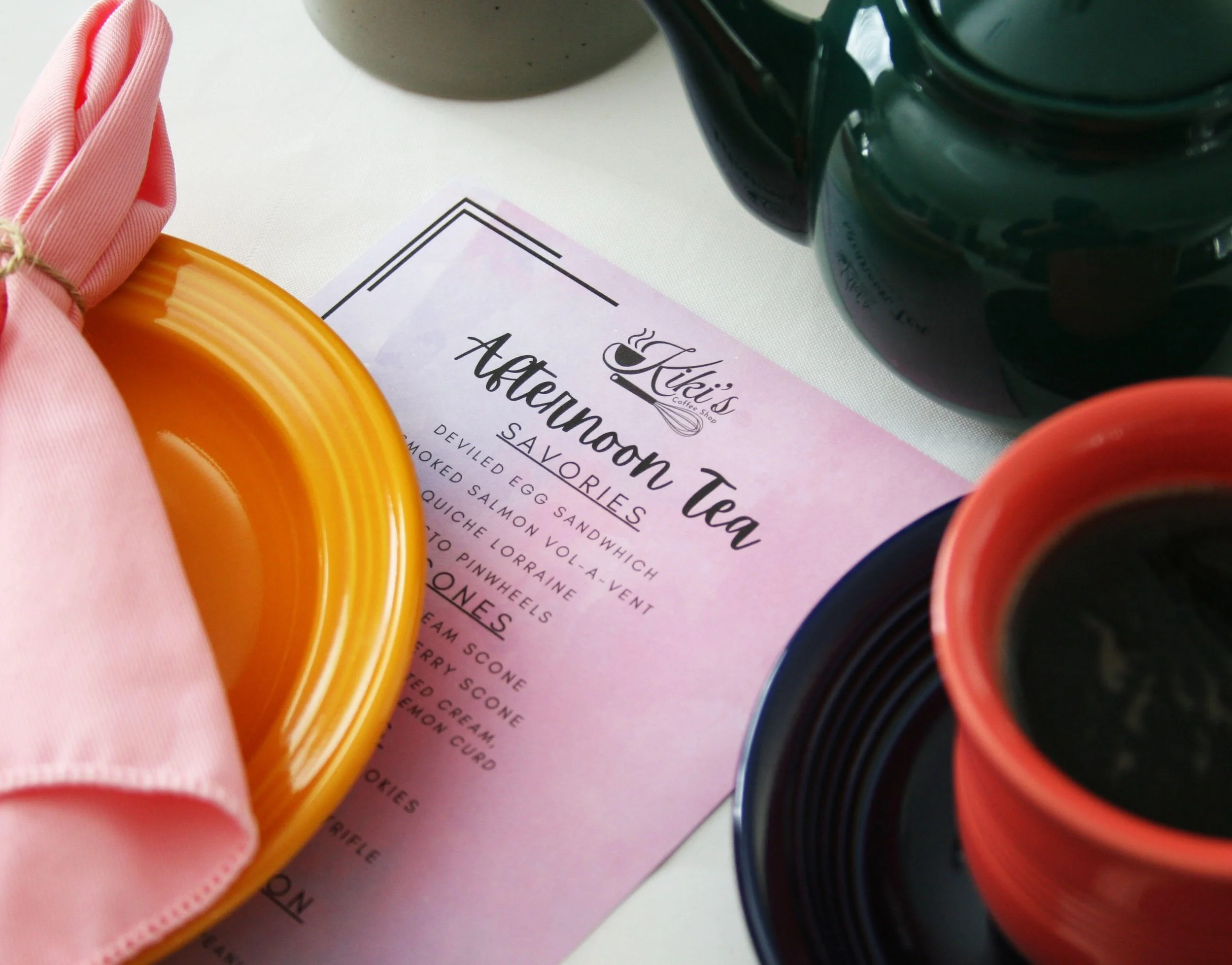 Afternoon Tea at Kiki's — Kiki's Coffee Shop