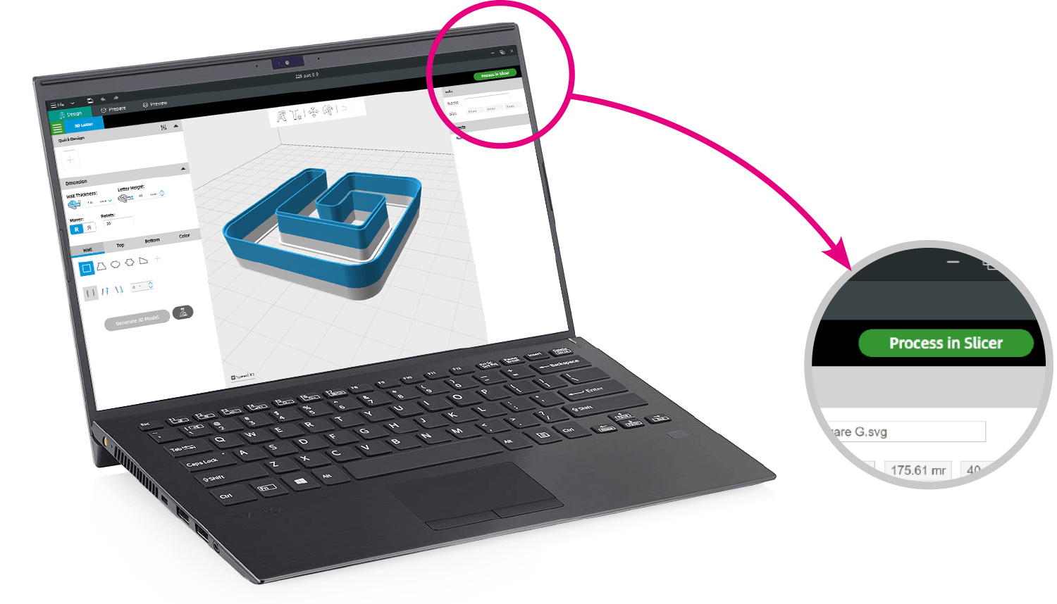 FormLetter Channel Letter 3D Printing Software — SoliFuse