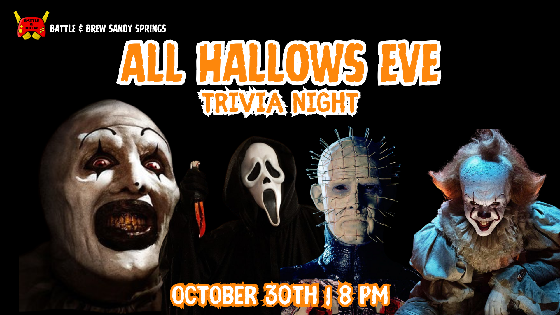 All Hallows Eve Trivia Night — Video Game Restaurant and Fun! | Video ...