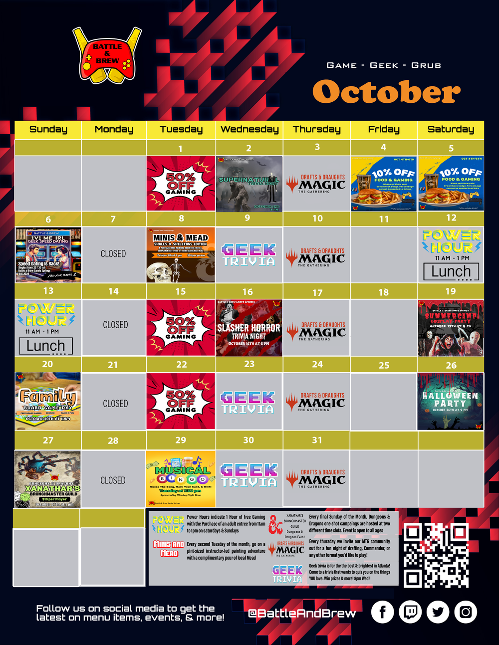 Upcoming Events — Video Game Restaurant and Fun! | Video and Board ...