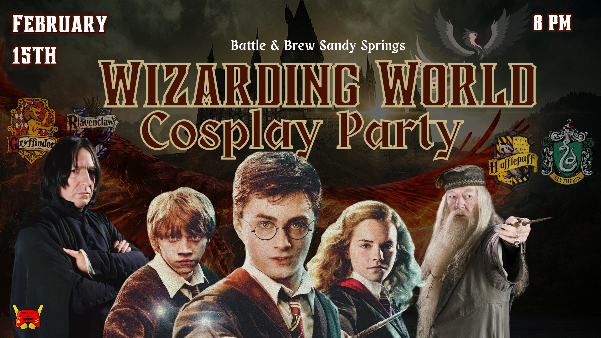 Wizarding World Cosplay Party — Video Game Restaurant and Fun! | Video ...