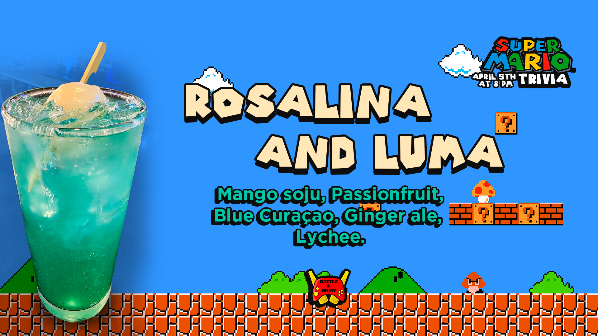 Super Mario Themed Trivia Night — Video Game Restaurant and Fun ...