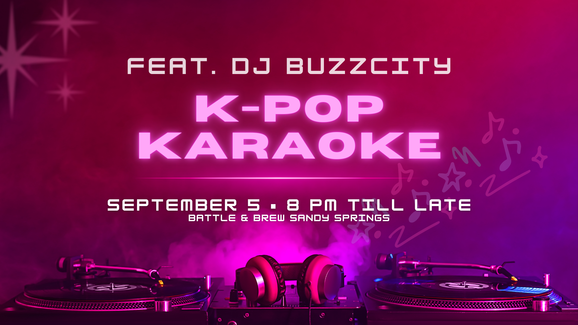 🎤 K-Pop Karaoke Party ft. DJ BuzzCity 🎤 — Video Game Restaurant and Fun ...