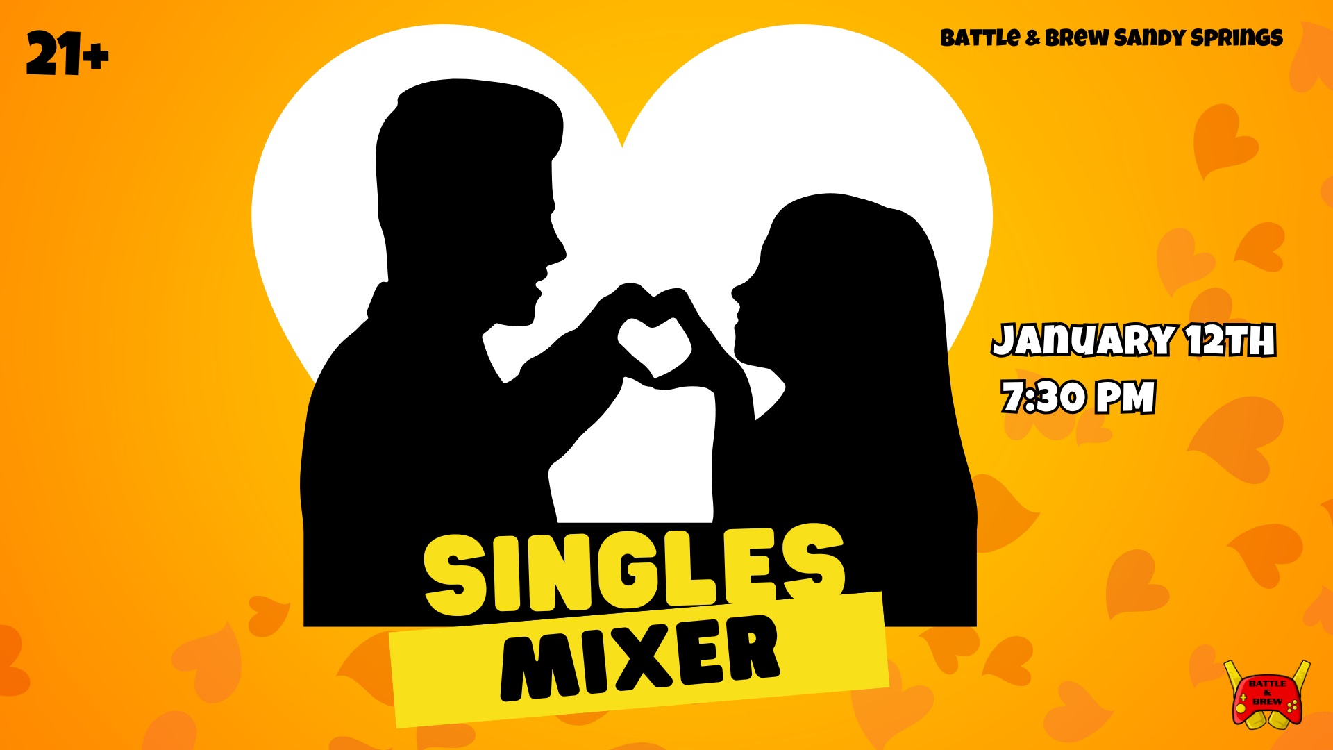 Singles Mixer: 21+ Dating Event — Video Game Restaurant and Fun ...