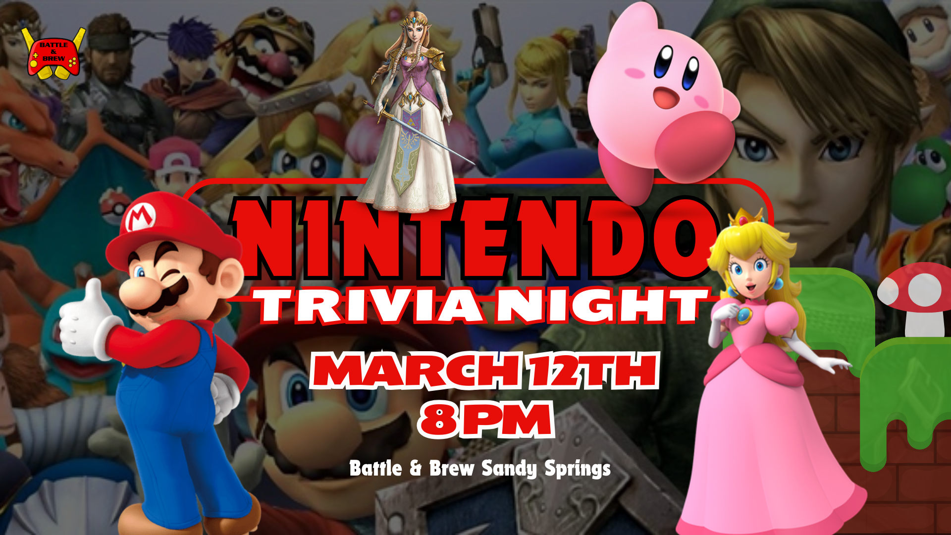 Nintendo Trivia Night — Video Game Restaurant and Fun! | Video and ...