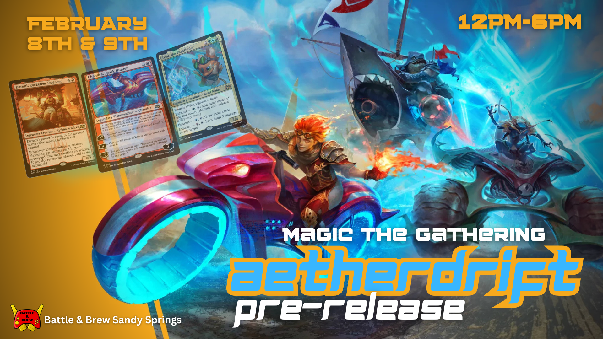 Magic The Gathering Aetherdrift Pre-Release Event — Video Game ...