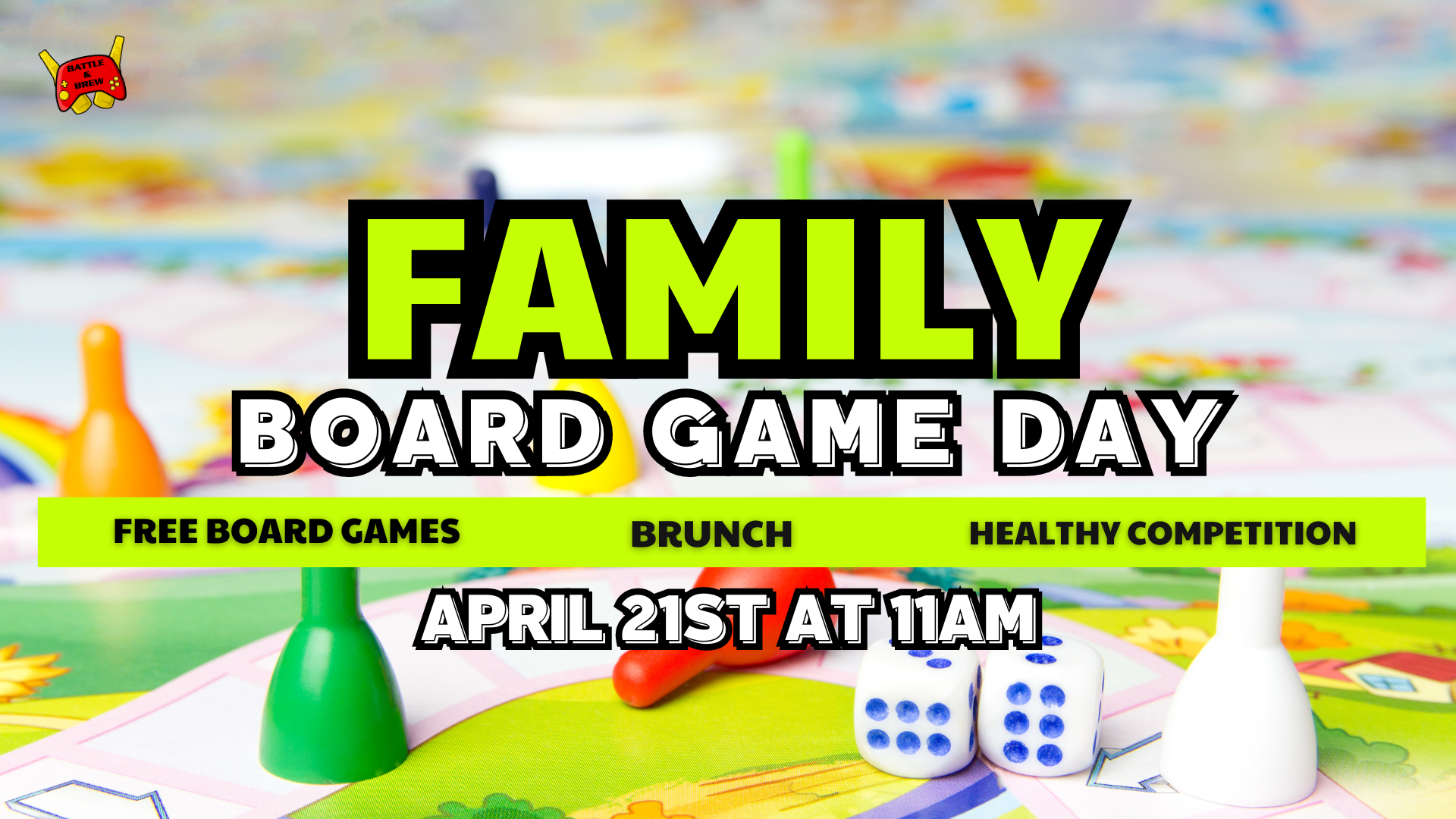 Family Board Game Day — Video Game Restaurant and Fun! | Video and ...