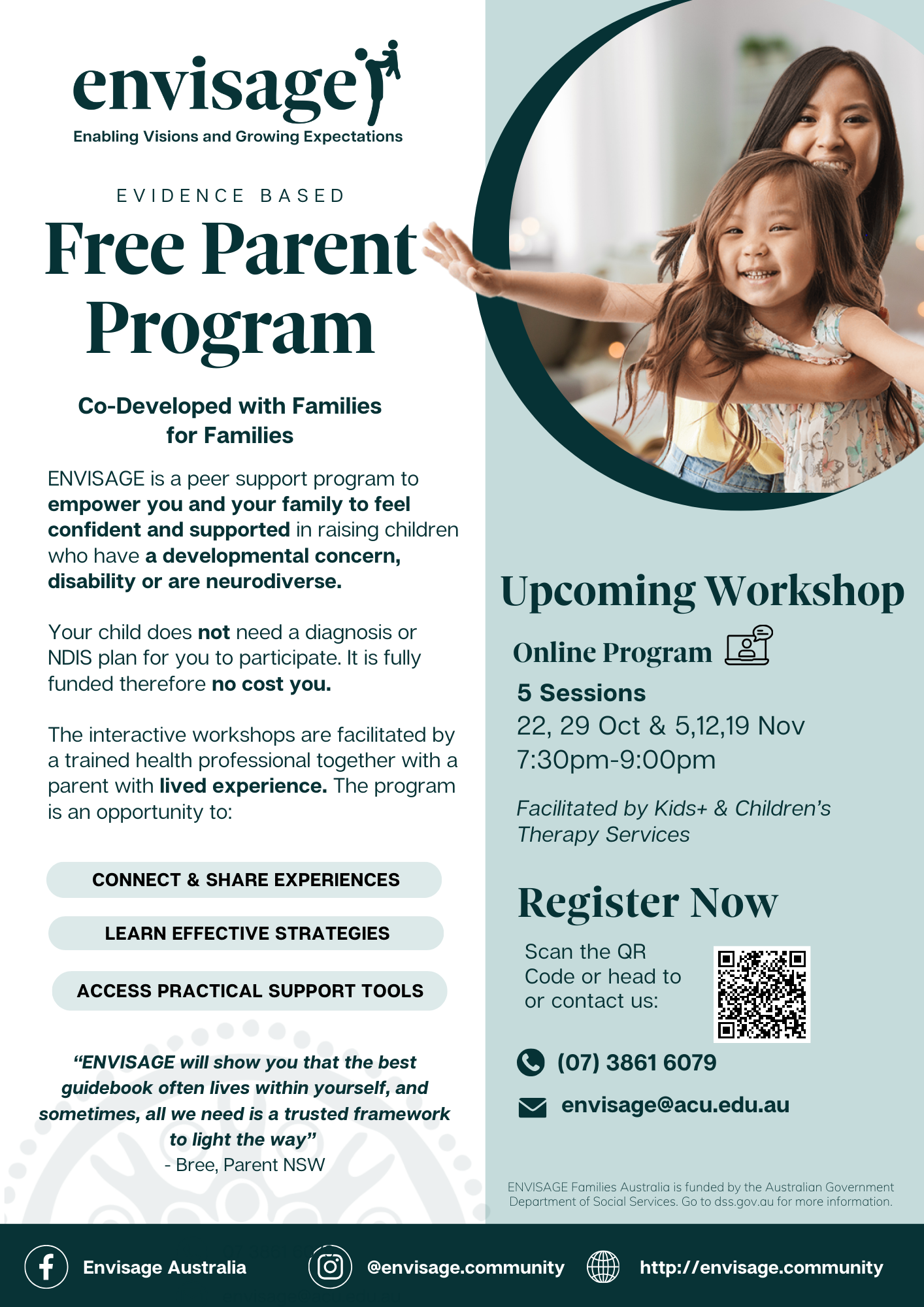Envisage Parent Caregiver Training Program · Kids+ · Geelong