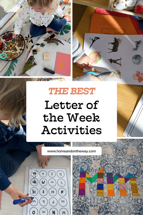Letter of the Week Activities (and Montessori Letter Introduction ...