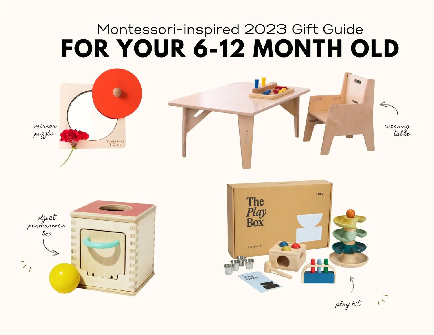 2023 Montessori-Aligned Gift Guide — Home and on the Way