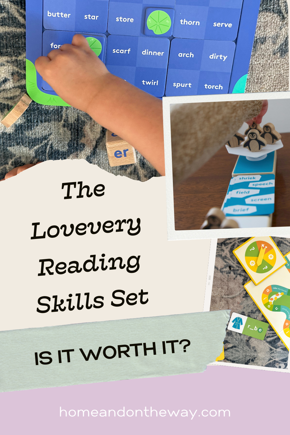 Lovevery Reading Skills Set Review — Home and on the Way