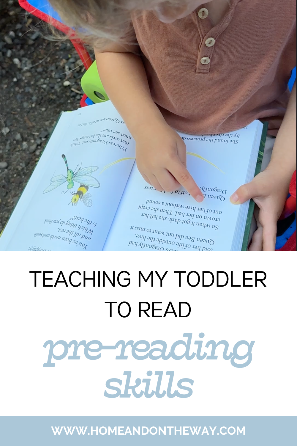 Teaching My Toddler to Read, Step 1: Pre-Reading — Home and on the Way