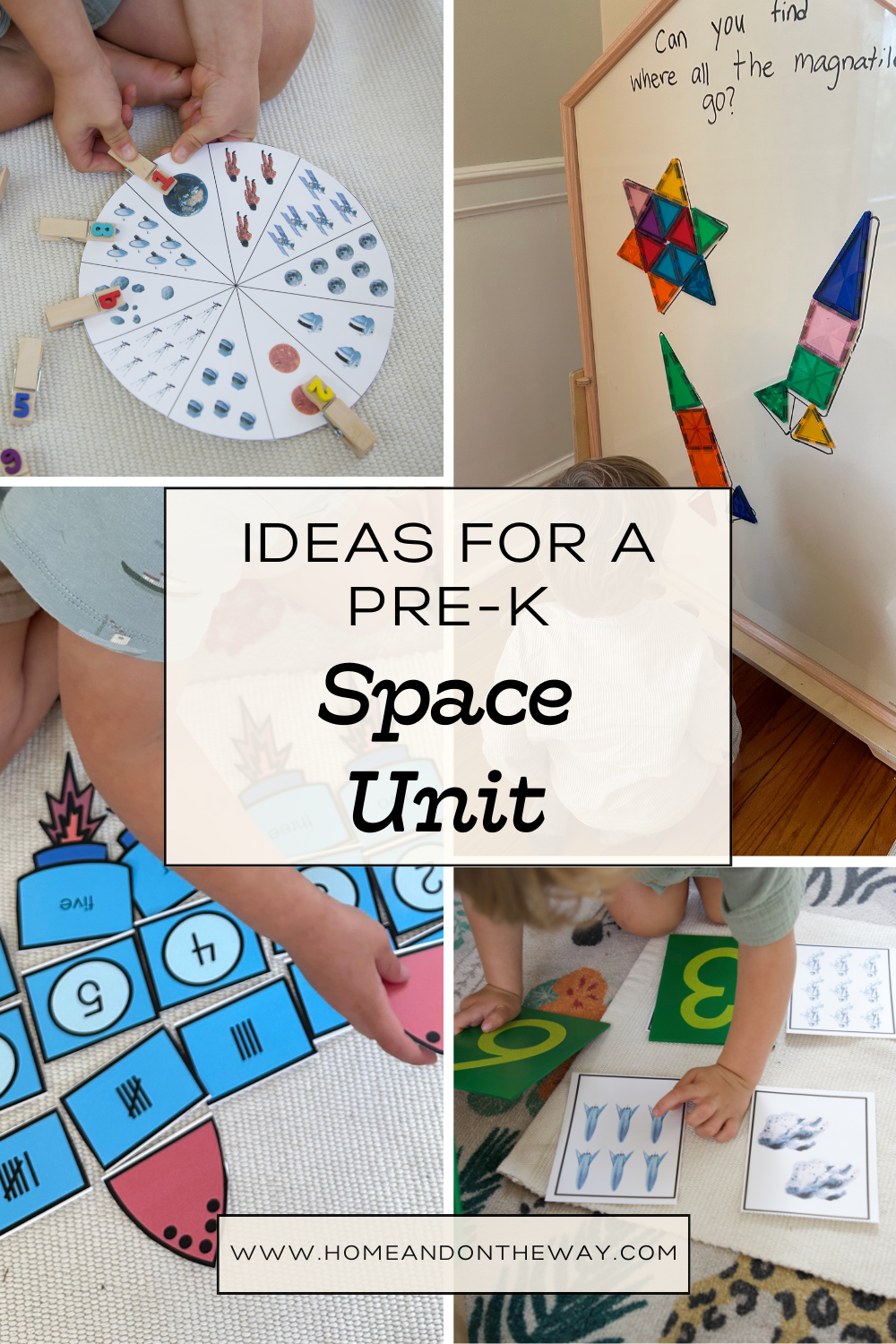 Space Pre-K Unit Study — Home and on the Way