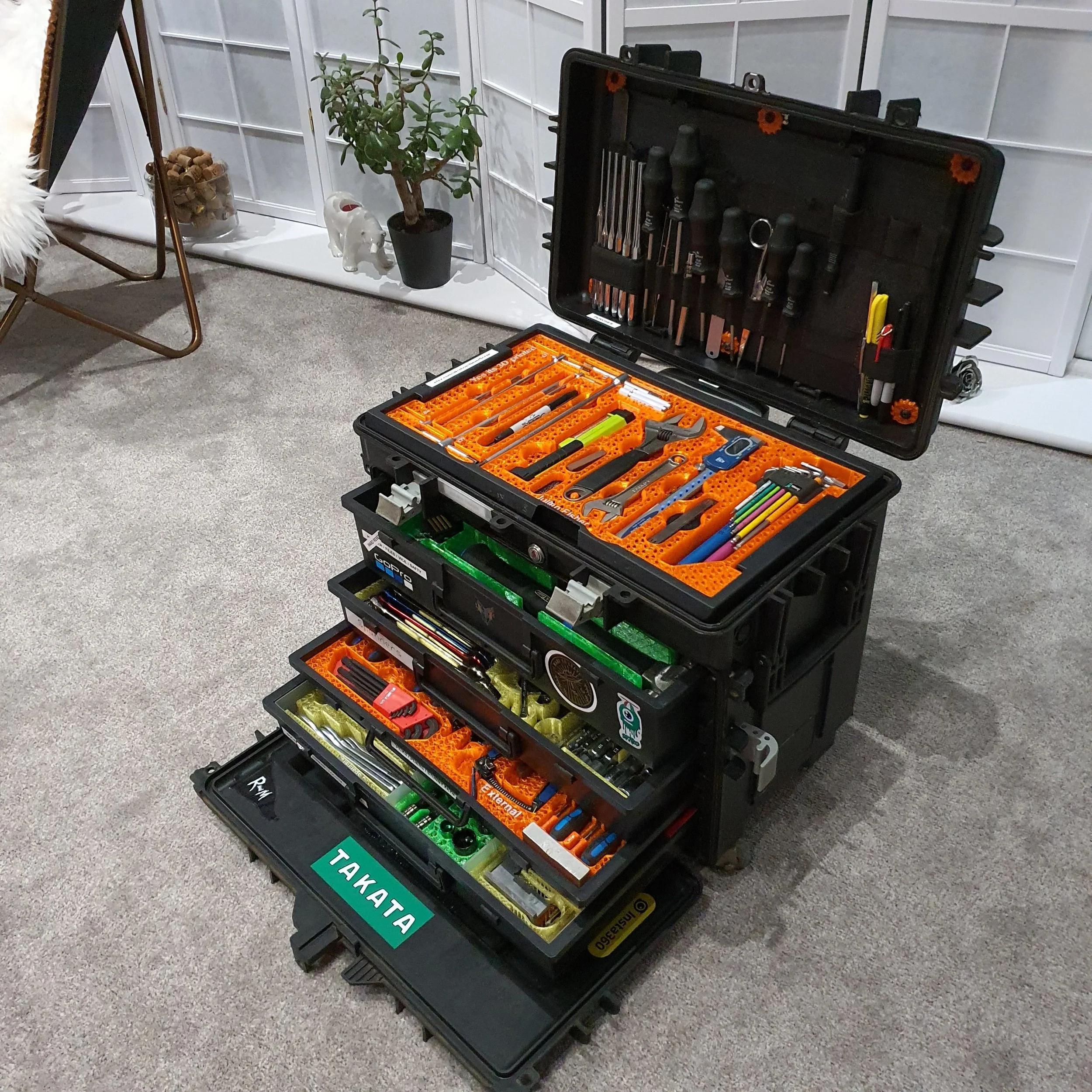 3D printed tool storage trays — Julien Fisher