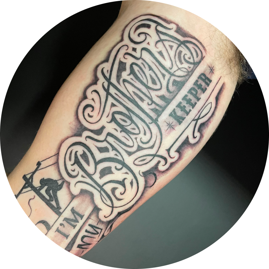 The Best Shop for Letter and Script Tattoos — Certified Tattoo Studios