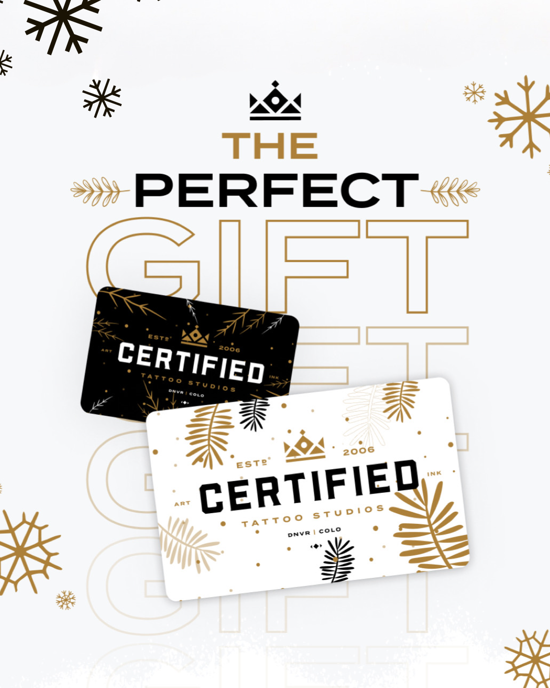 Gift Cards — Certified Tattoo Studios
