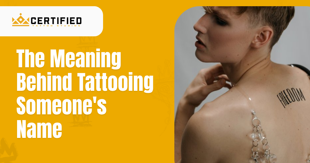 Tattooing Someone's Name – Romantic Gesture or Future Regret ...