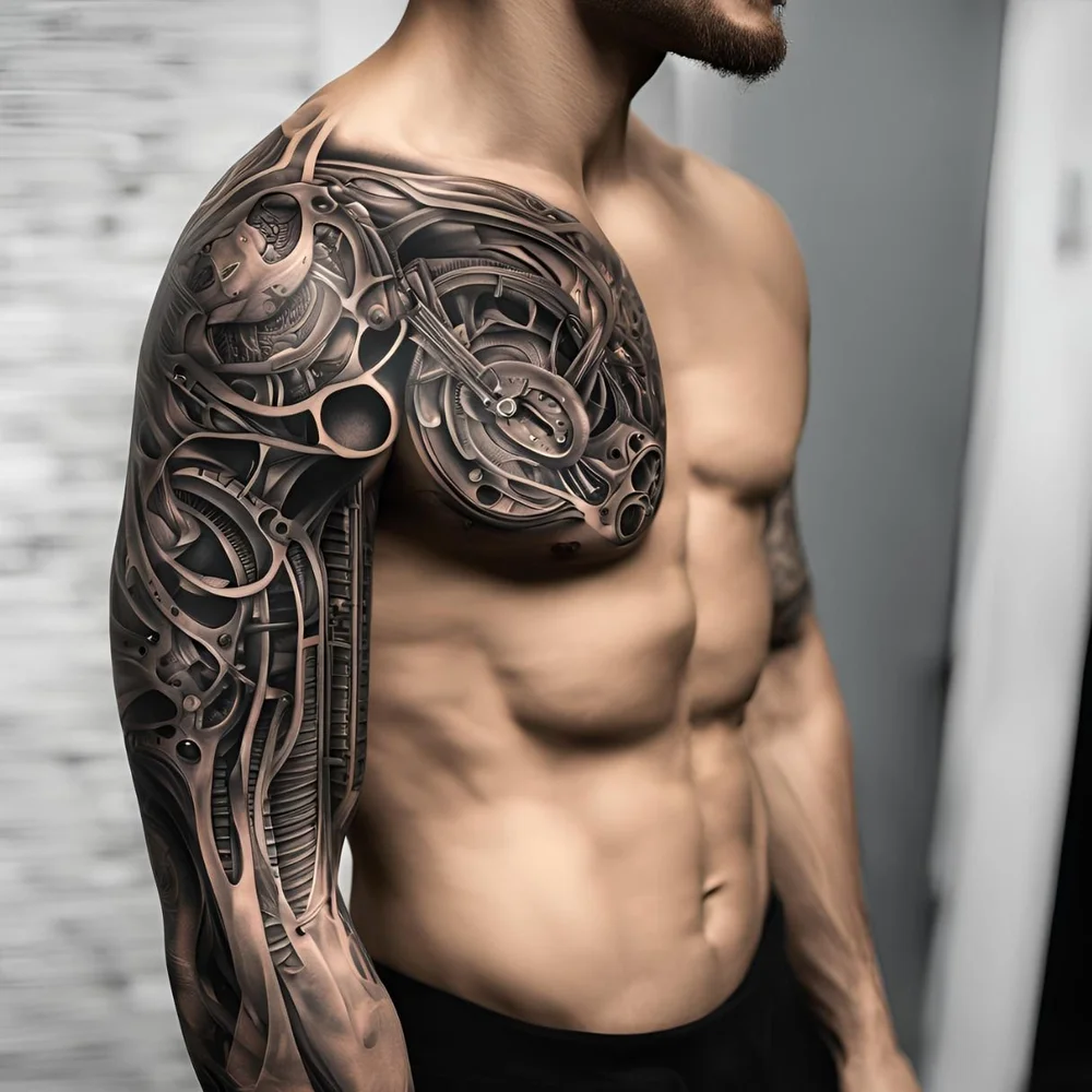 Why a Biomechanical Tattoo Sleeve Is the Boldest Ink Statement ...