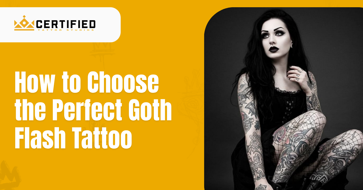 How to Choose the Perfect Goth Flash Tattoo for Your Aesthetic ...