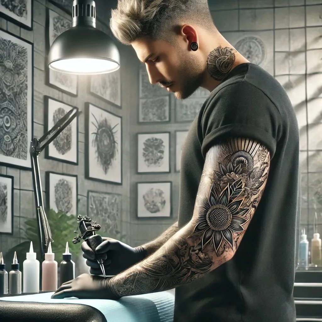 Black and Grey Illustrative Tattoos: Skill Test for Artists — Certified ...