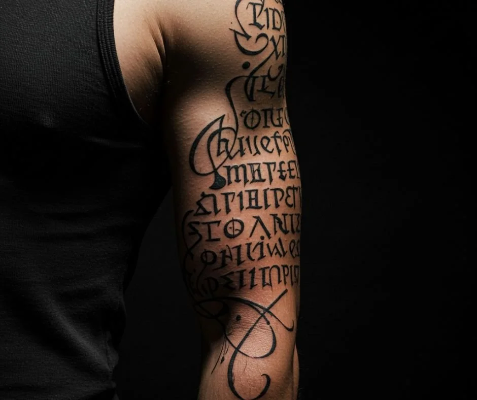 Greek Script Tattoos: Meaningful Designs & Symbolism — Certified Tattoo ...