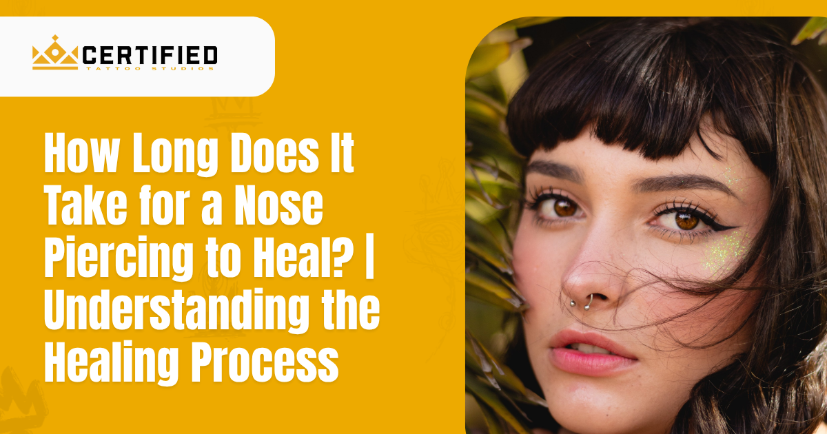 Nose Piercing Healing Time – What to Expect & Aftercare Tips ...