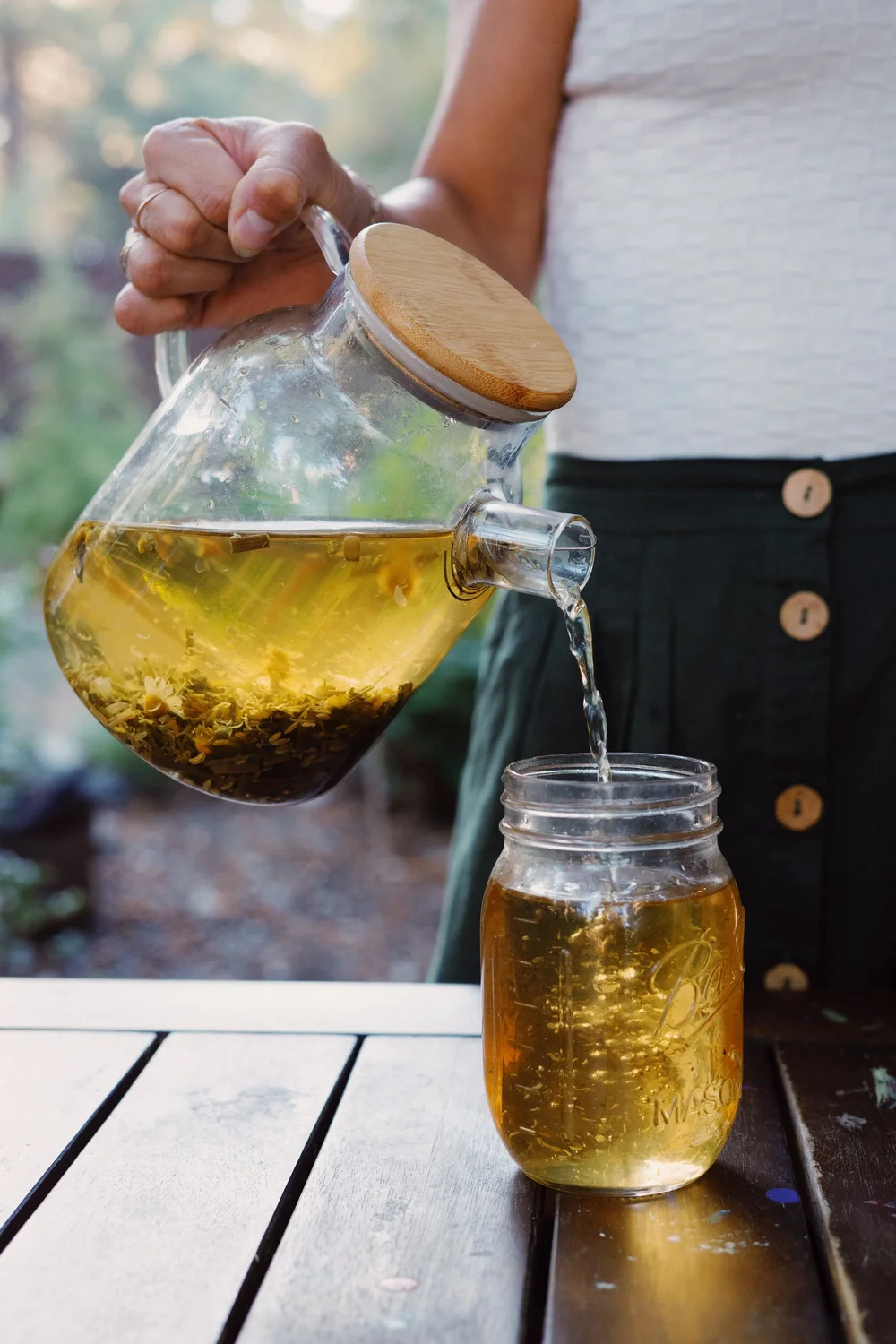 How to make an herbal infusion to drink all day — Growing Up Rooted