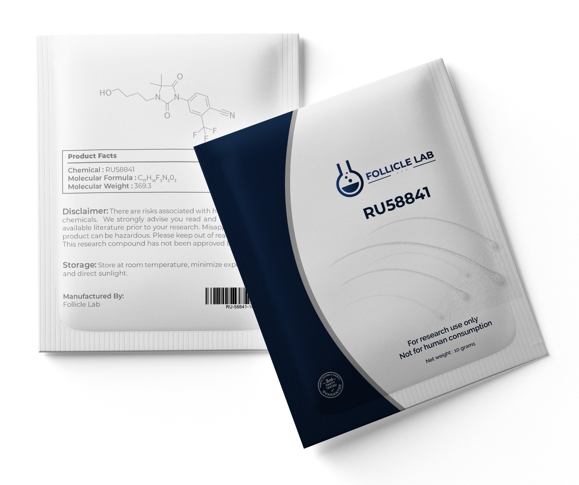 RU58841 - 10g Powder (99% Purity) — Follicle Lab