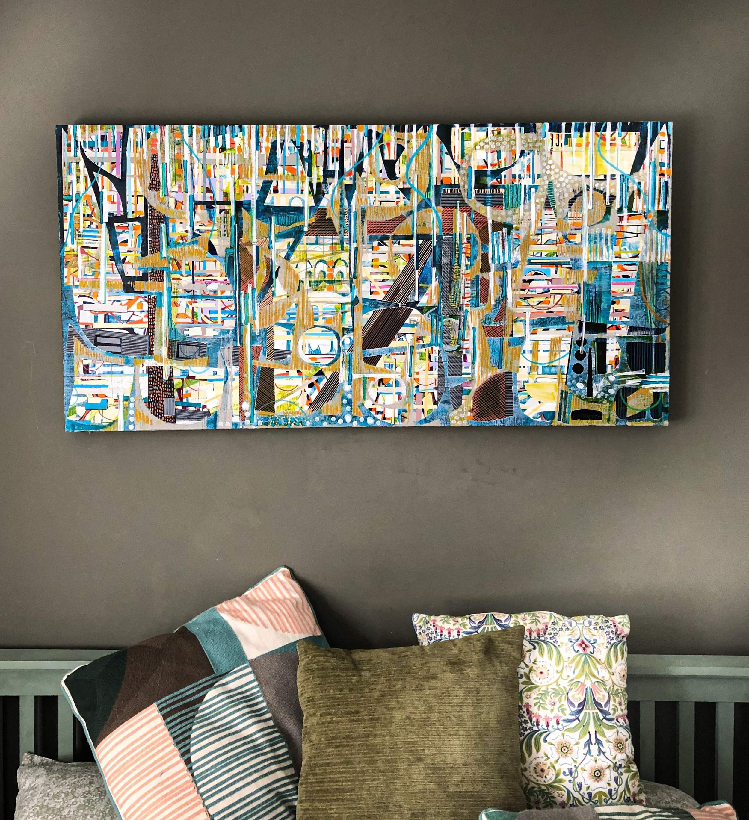 Marina River Hamble Acrylic on Canvas Original Painting — Hampshire ...