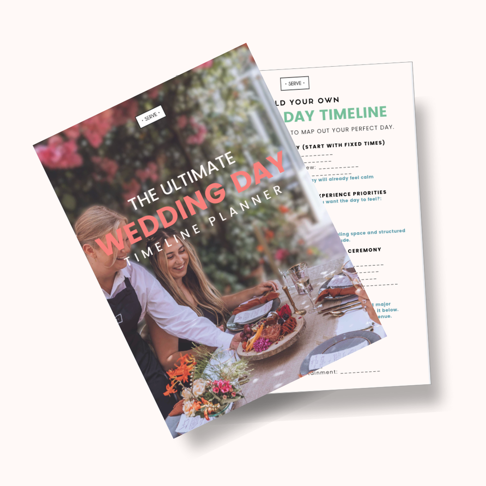 Wedding Day Timeline Planner | Free Download for UK Weddings — Serve