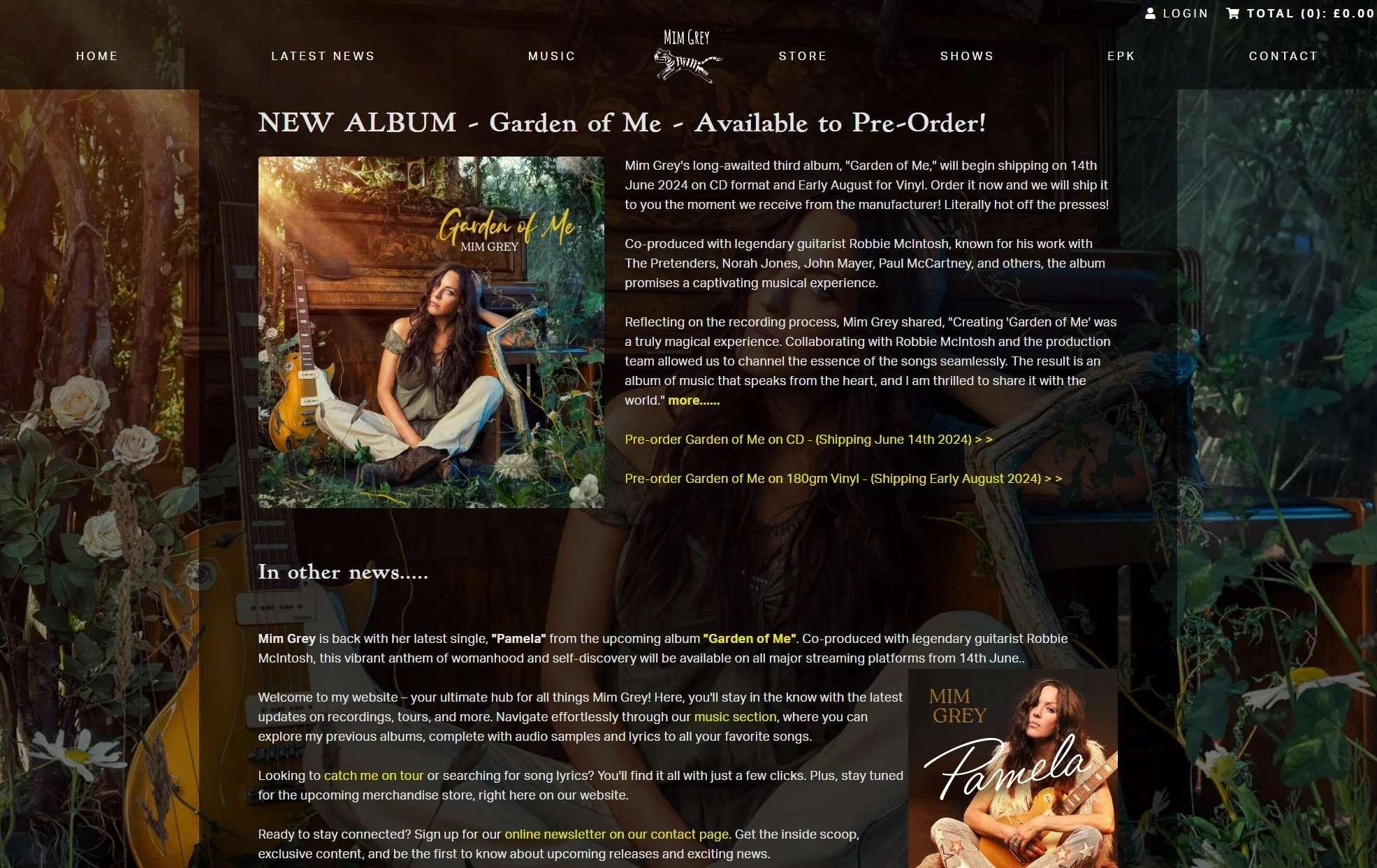 Musician Promo Photos for Mim Grey — RICHARD WAKEFIELD