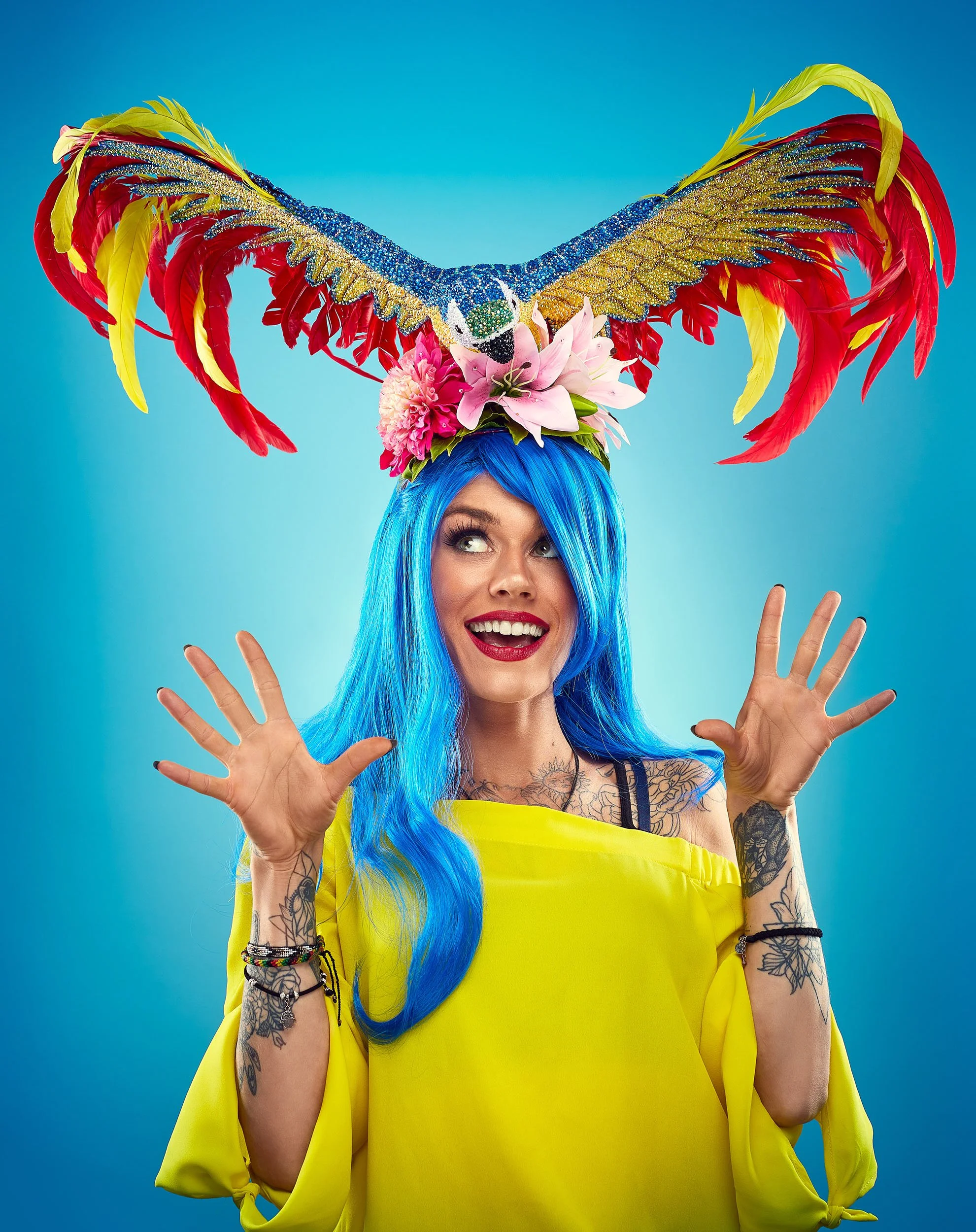 Colourful Headpieces, Photo Shoot With CC Millinery — RICHARD WAKEFIELD