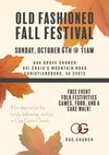 Old Fashioned Fall Festival — Oak Grove Church